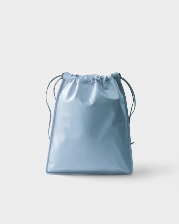 Prada Leather Drawstring Clutch