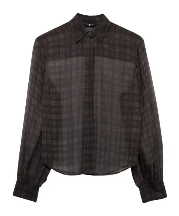 7 For All Mankind Lantern-sleeve Shirt