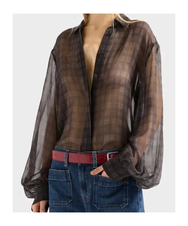 7 For All Mankind Lantern-sleeve Shirt