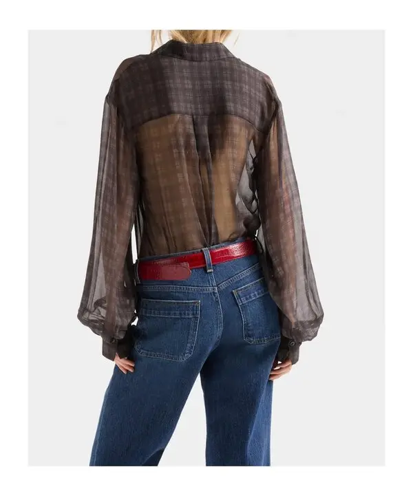 7 For All Mankind Lantern-sleeve Shirt