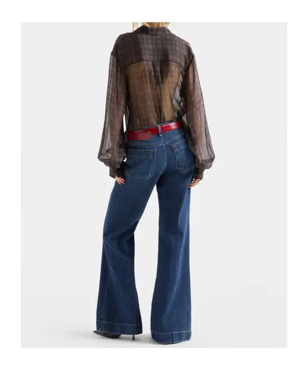 7 For All Mankind Lantern-sleeve Shirt