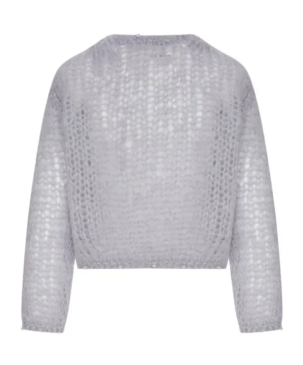 FORTE_FORTE Long-sleeve Open-front Cardigan