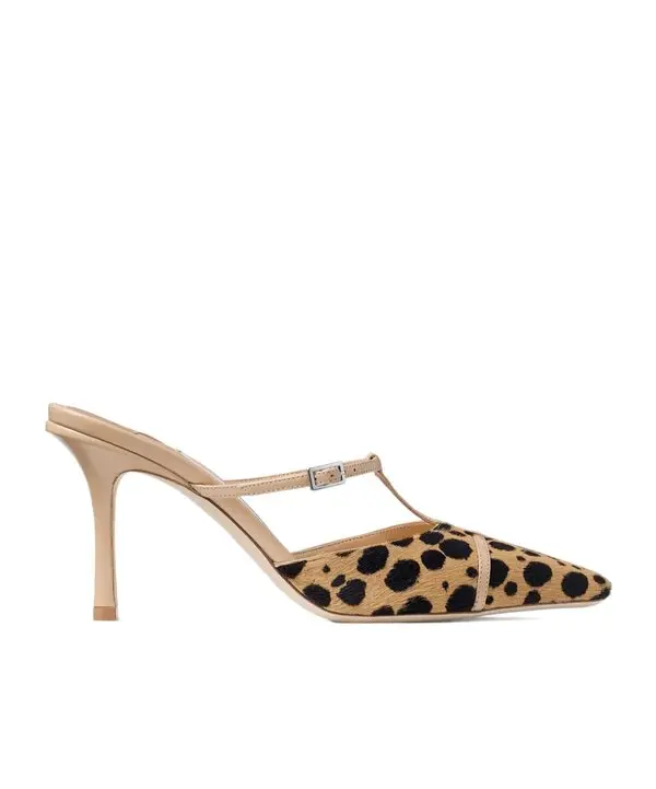 JIMMY CHOO X Conner Ives Gloria 85mm T-strap Mule