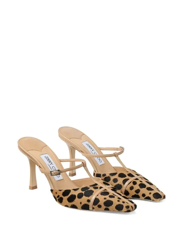 JIMMY CHOO X Conner Ives Gloria 85mm T-strap Mule