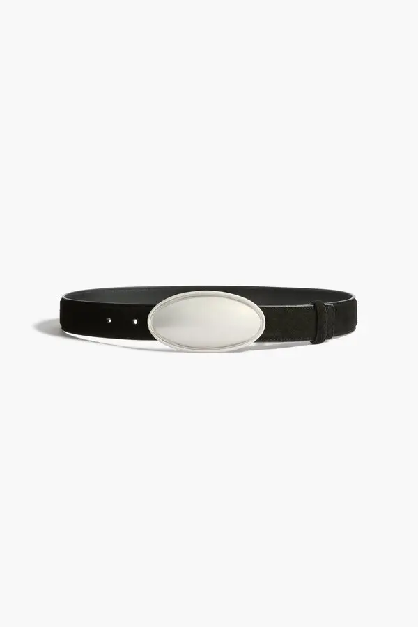 Altuzarra Oval Plaque Belt - Black