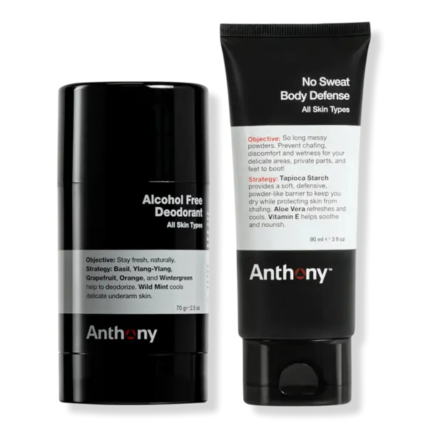 Anthony Deodorant + No Sweat Duo - One-color
