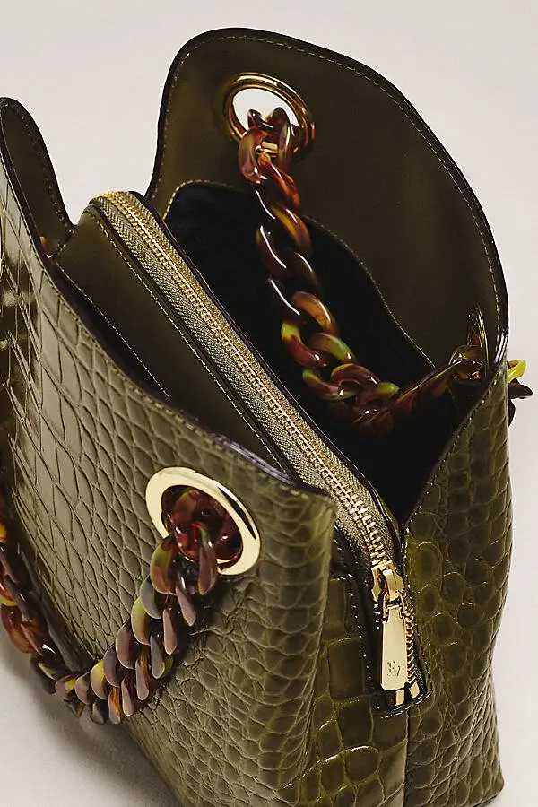 FRANCES VALENTINE Skip Leather Satchel