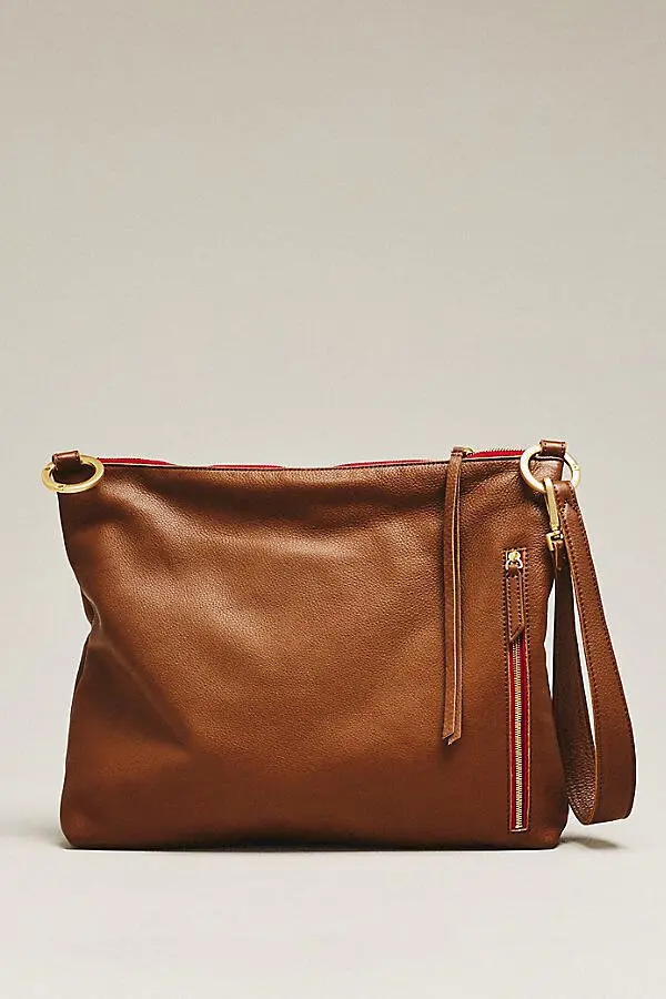 HAMMITT Kyle Leather Shoulder Bag - Chocolate