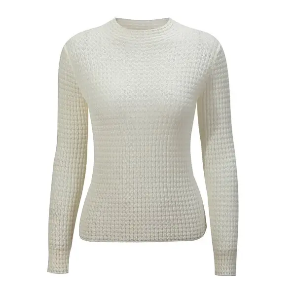 NUAJE NUAJE Auden Merino Wool Mock Neck Top