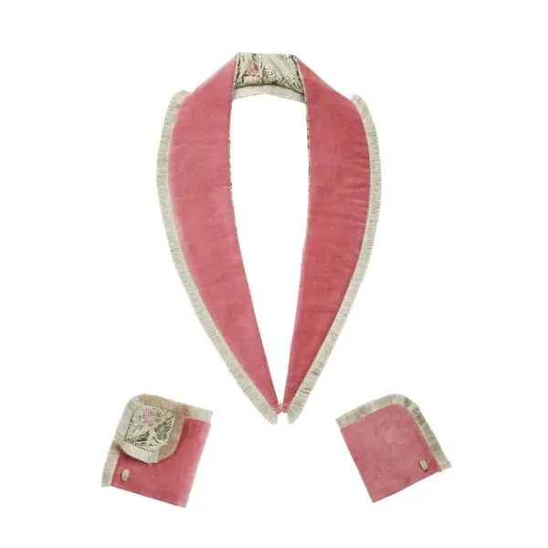 Victoria Grant Botanique Rose Tuxedo Lapels And Cuffs