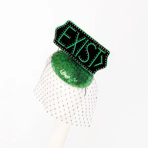 Victoria Grant Exist Sequined Fascinator