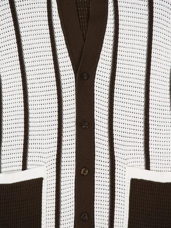 Frescobol Carioca Seawood Fabricio Crochet Cardigan