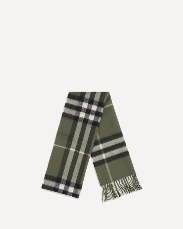 Burberry Check Cashmere Scarf