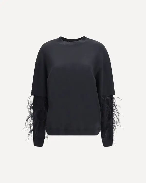 DARKPARK Troy Double-sleeve Feather Top