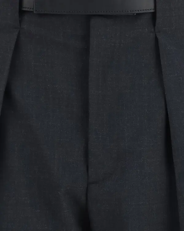 DARKPARK Ronda Wool Pants With Leather Belt