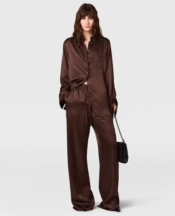 Stella McCartney Star Silk Jacquard Trousers