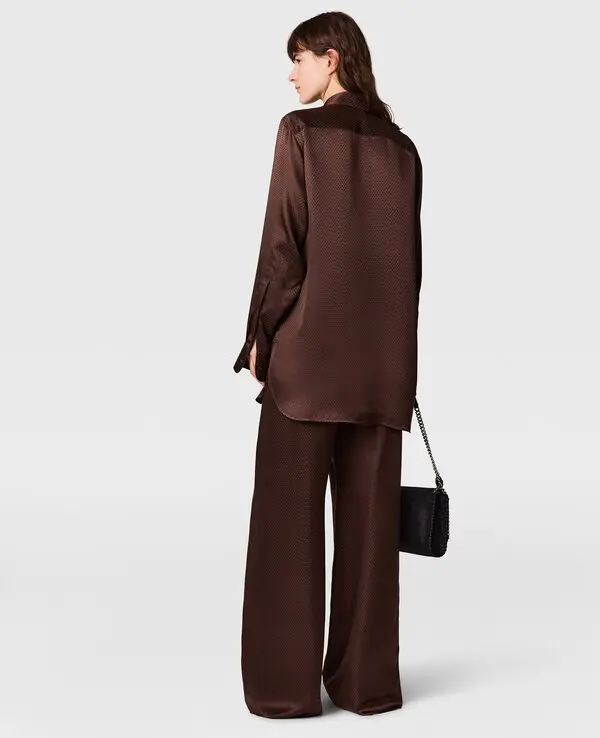 Stella McCartney Star Silk Jacquard Trousers