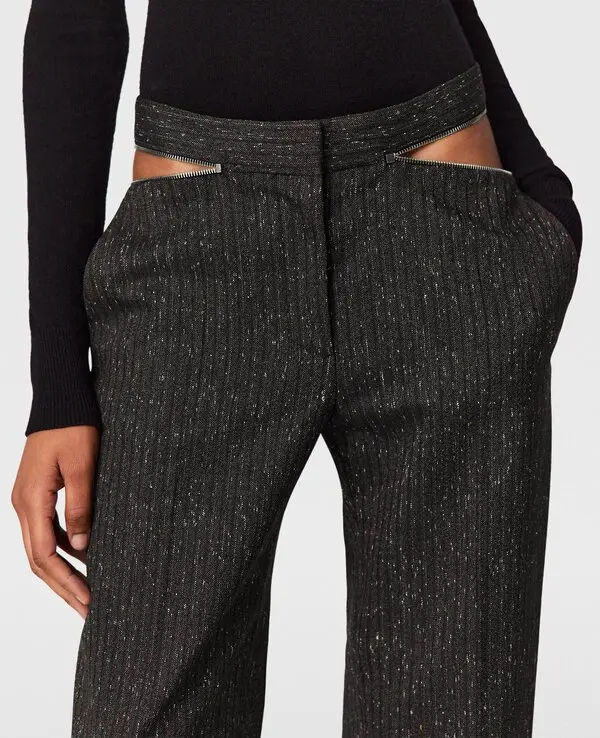 Stella McCartney Zip-detail Straight-leg Trousers