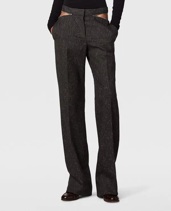 Stella McCartney Zip-detail Straight-leg Trousers