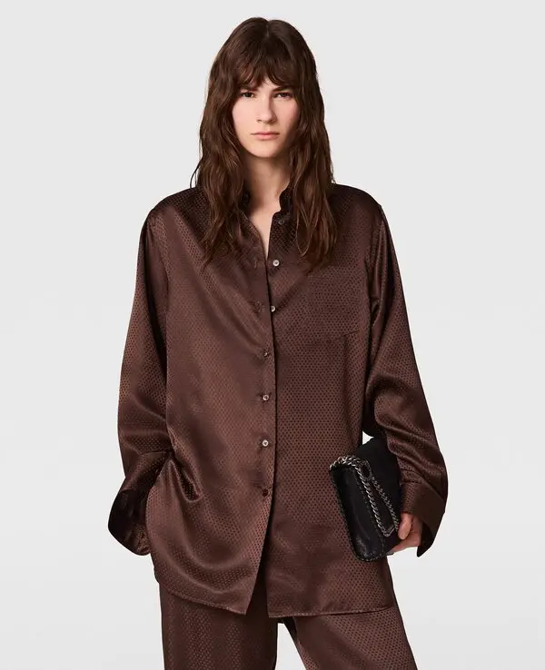 Stella McCartney Star Silk Jacquard Shirt