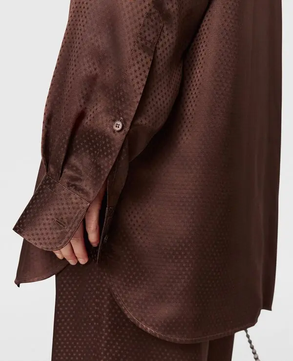 Stella McCartney Star Silk Jacquard Shirt