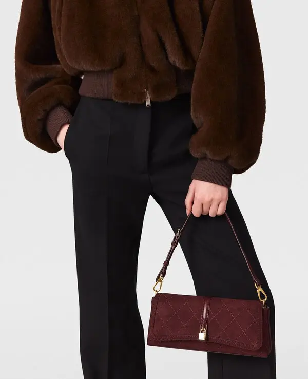 Stella McCartney Plush Mink Bomber Jacket