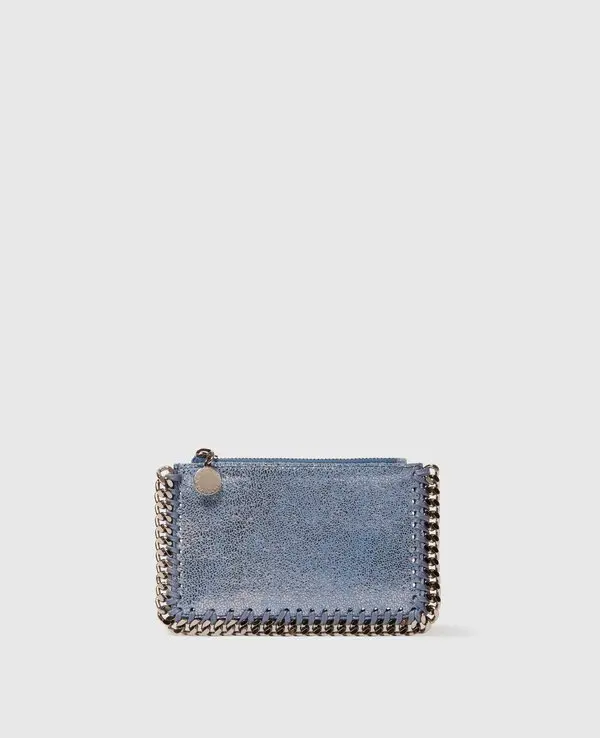 Stella McCartney Falabella Iridescent Zip Card Holder