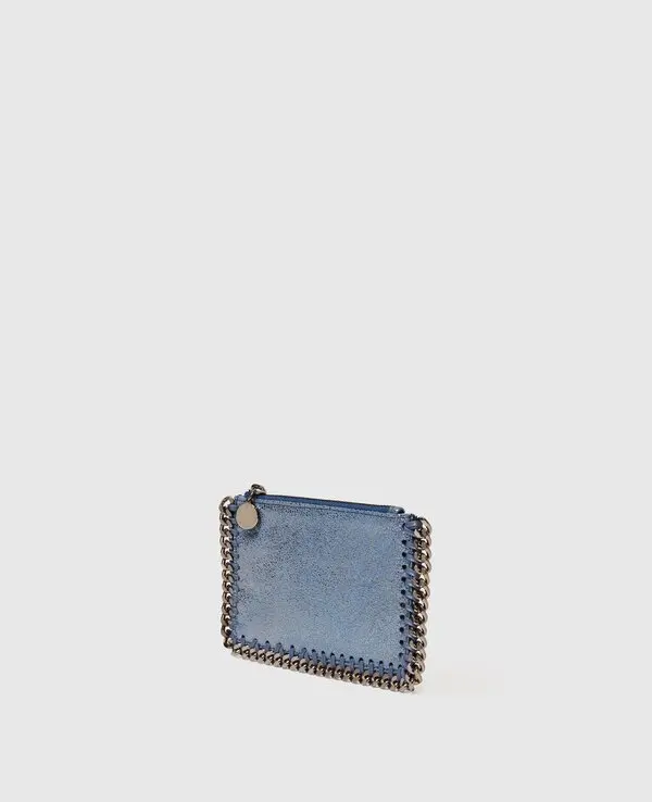 Stella McCartney Falabella Iridescent Zip Card Holder
