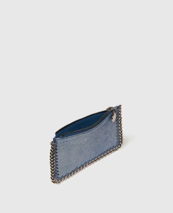 Stella McCartney Falabella Iridescent Zip Card Holder