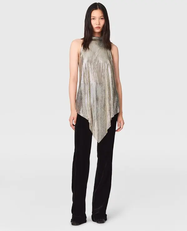 Stella McCartney Chainmail Halterneck Top