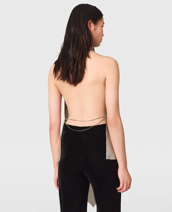Stella McCartney Chainmail Halterneck Top