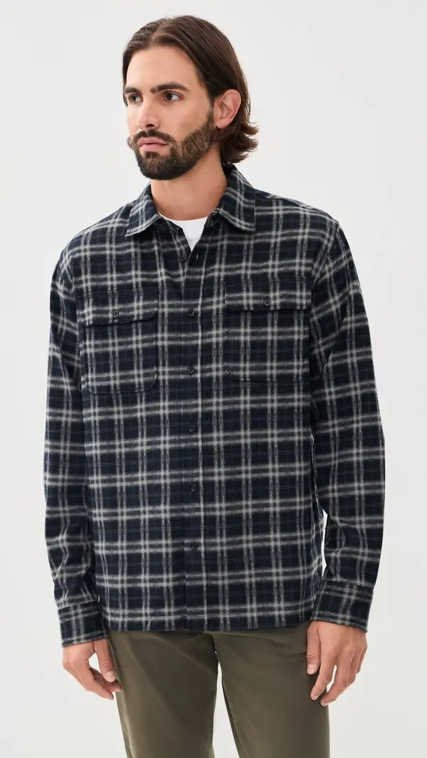 Joe's Jeans Plaid Double Flap Pocket Shirt