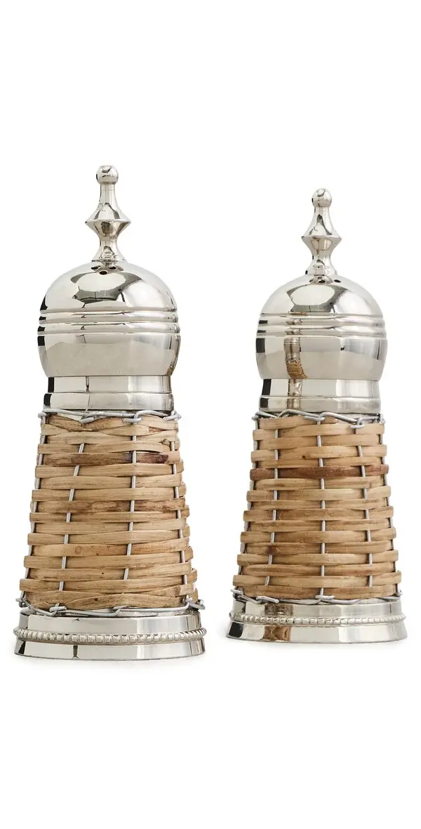 The Favorites Cap Ferrat Rattan Covered Salt And Pepper - N/a