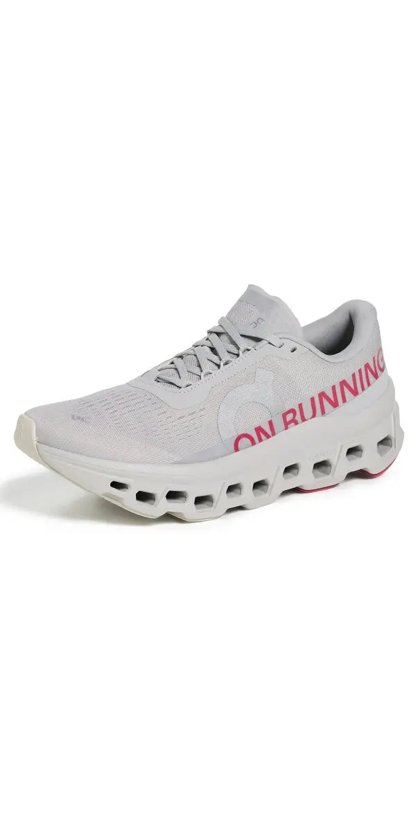 On Cloudmonster 1 Sneakers - Silver/camellia