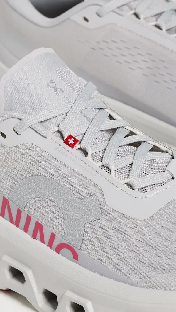 On Cloudmonster 1 Sneakers - Silver/camellia
