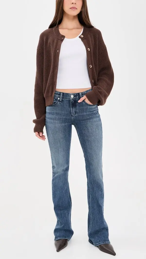 Rag & Bone Kinsley Low Rise Bootcut Jeans