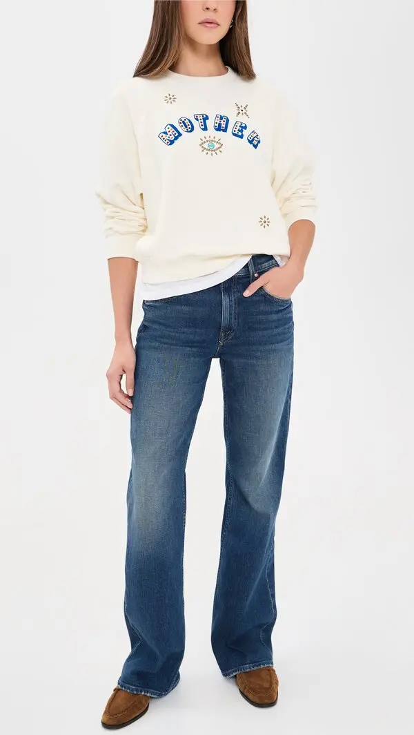 MOTHER The Bookie Sneak Jeans
