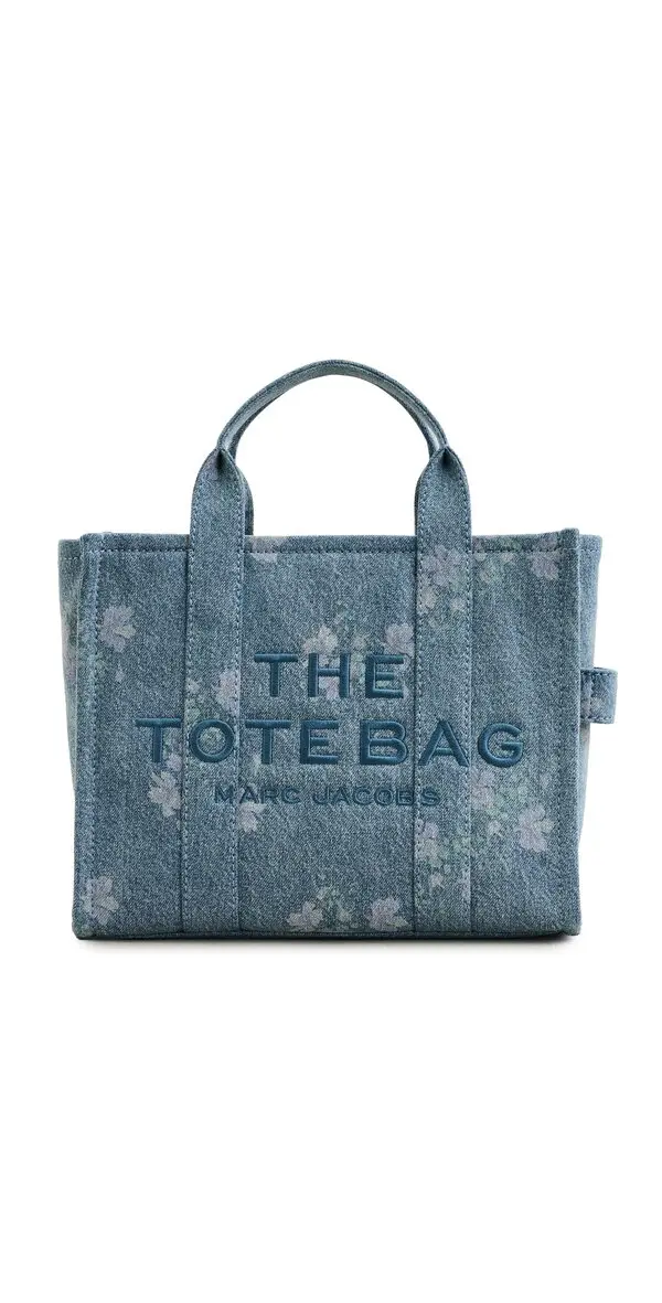 Marc Jacobs The Medium Denim Tote Bag - Indigo Multi