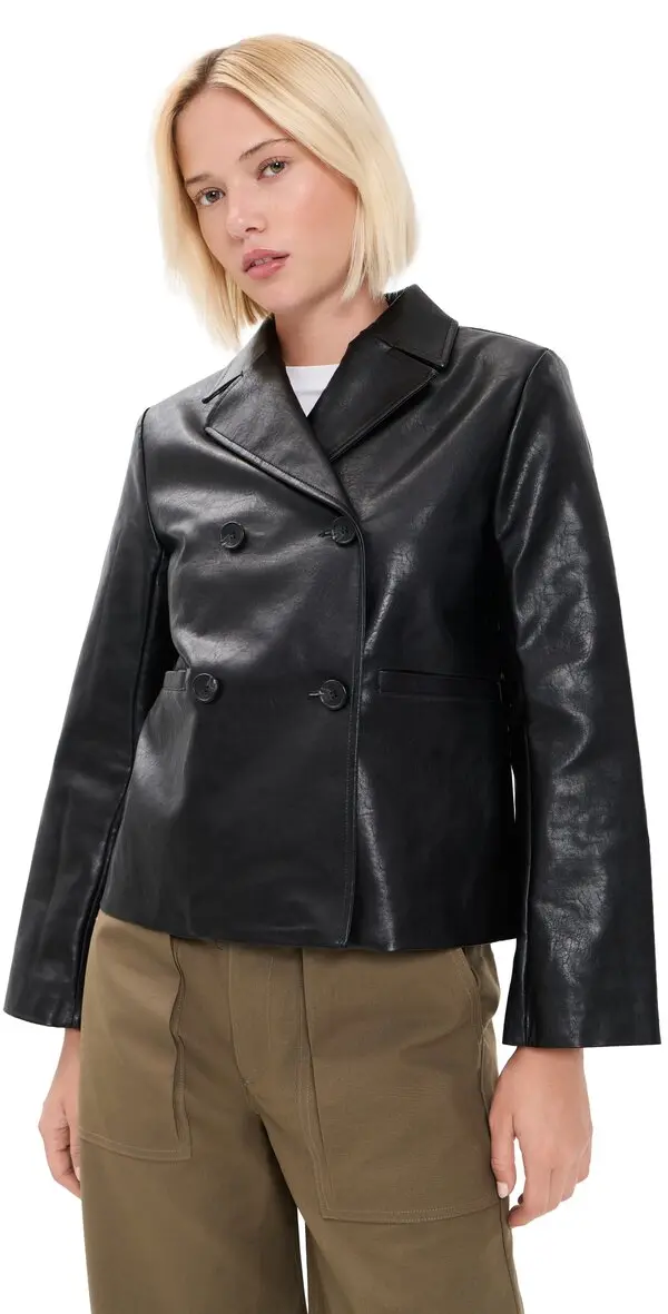 Rag & Bone Finley Faux Leather Coat