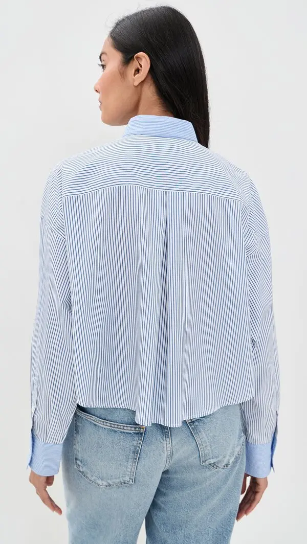 Rag & Bone Marin Multi Stripe Shirt - Blumltistp