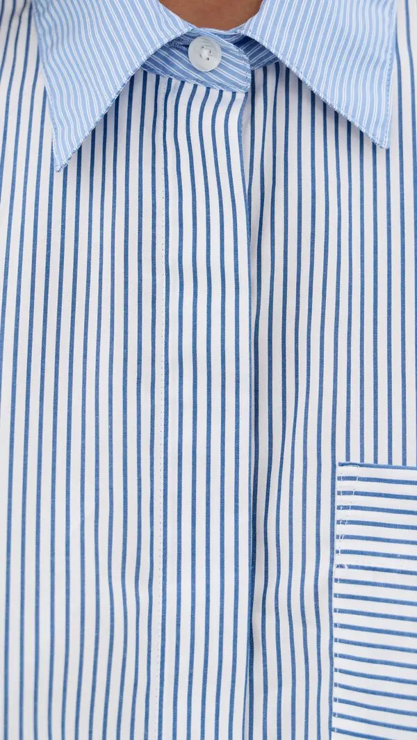 Rag & Bone Marin Multi Stripe Shirt - Blumltistp