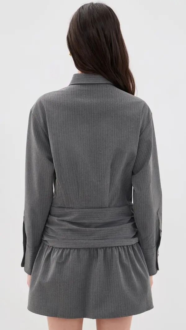 ROWING BLAZERS Pinstripe Button Down Dress