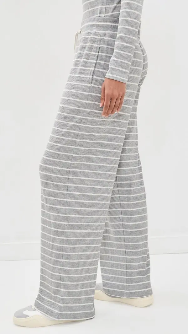 Year Of Ours Striped Wide Leg Pants