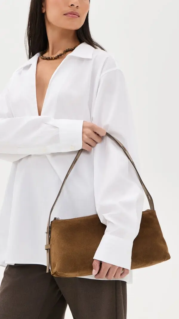 Staud Strada Shoulder Bag - Cigar