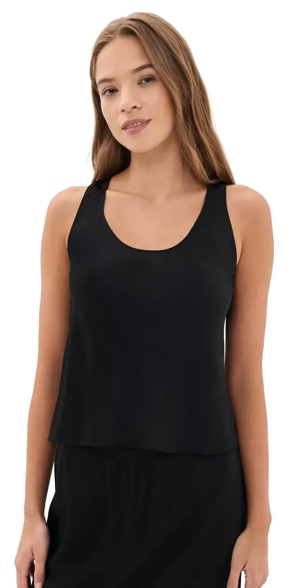 LESET Barb Bias Tank Top