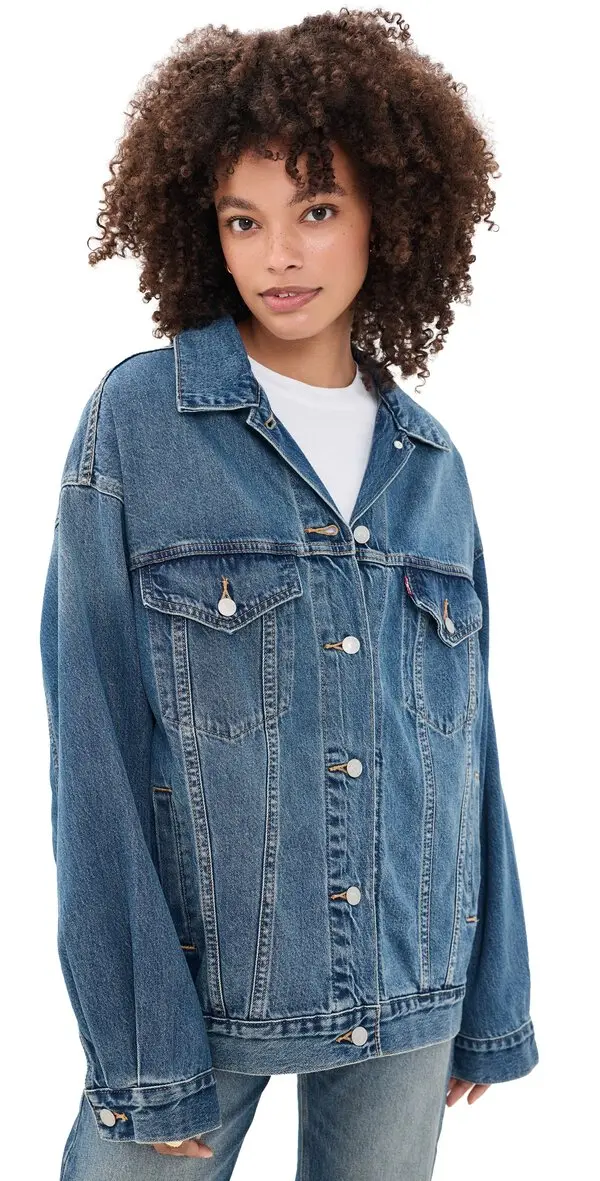 LEVI'S Oversized Denim Trucker Jacket