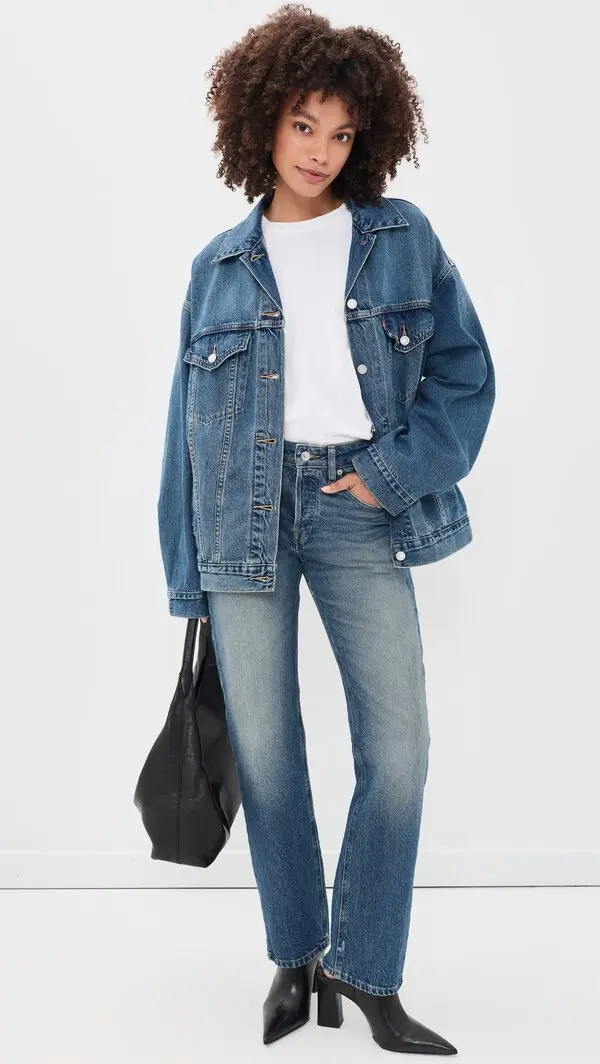 LEVI'S Oversized Denim Trucker Jacket