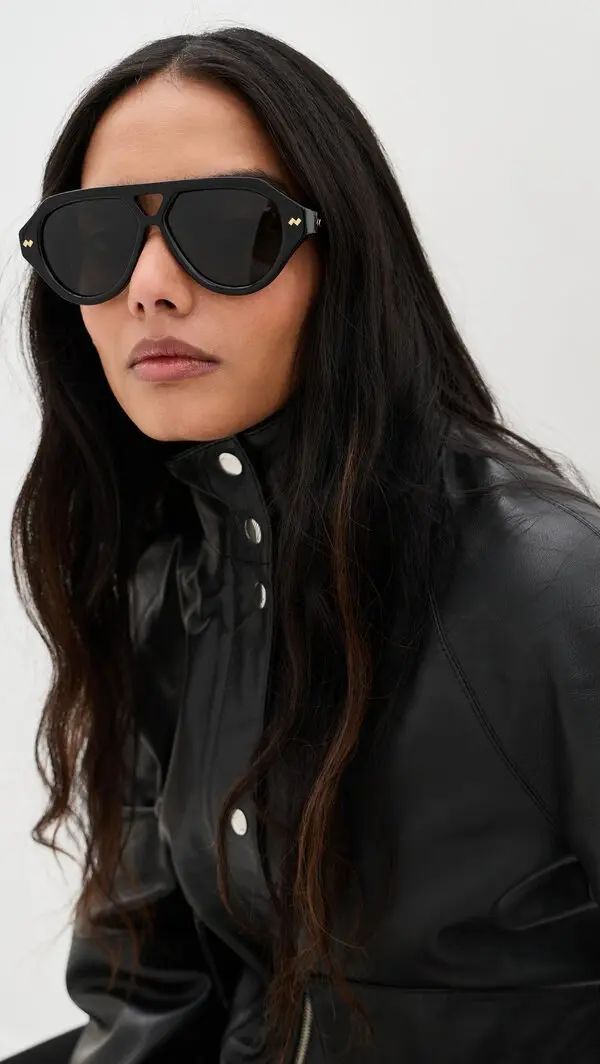 Bottega Veneta Dizzy Aviator Sunglasses