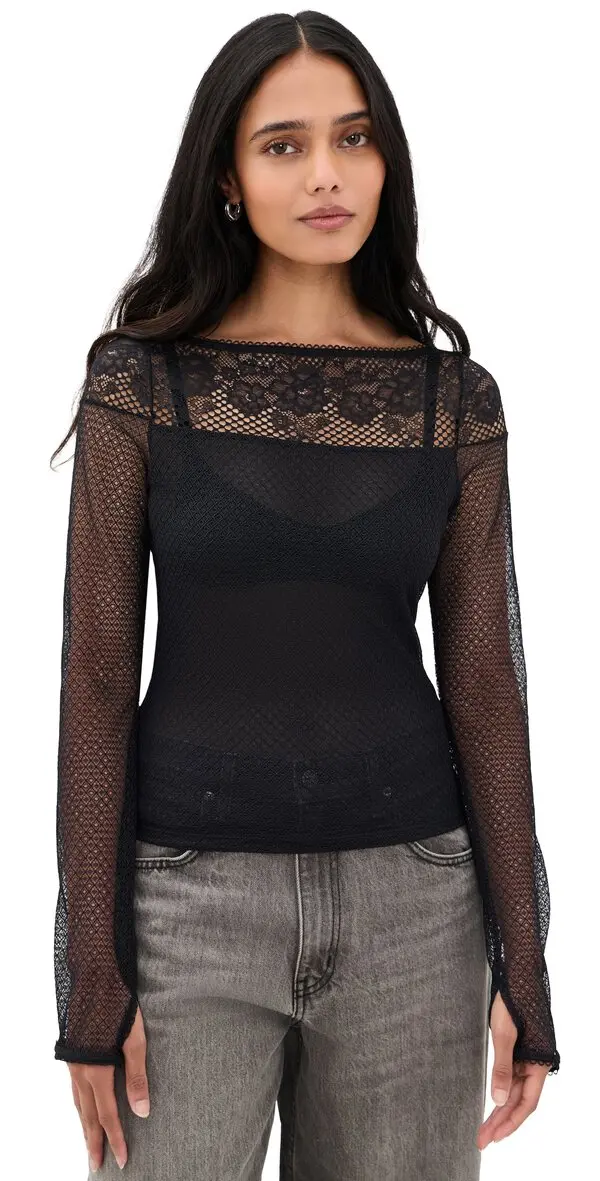 Free People Night Mode Layering Top