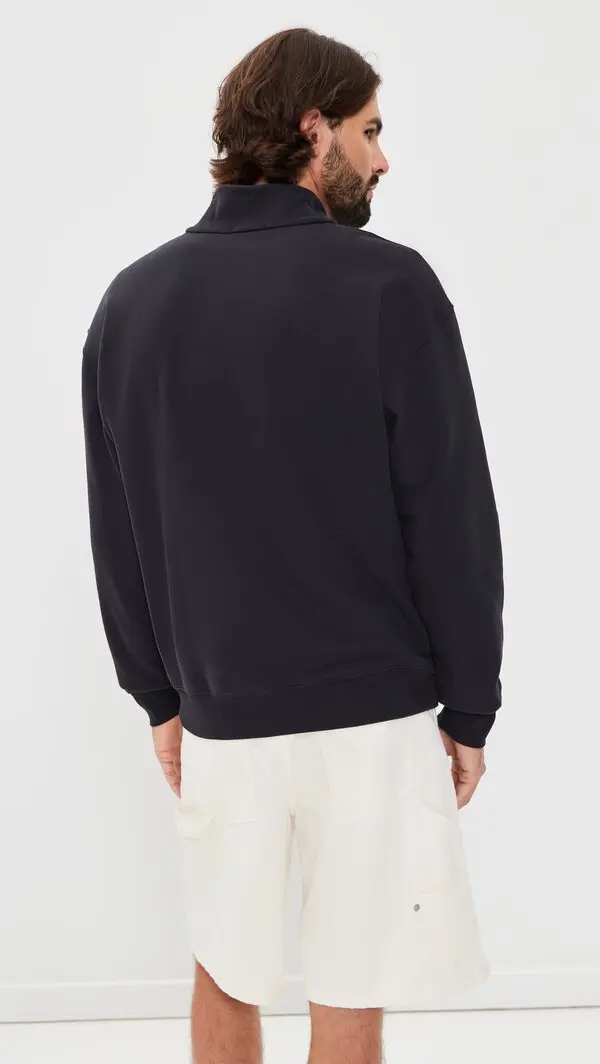 Beyond Yoga Luxe Fleece Half Zip Pullover - Black